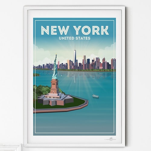 NYC Alphabet Card Set Nursery Wall Cards New York City - Etsy