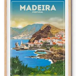 Madeira Portugal Poster Print - Etsy UK