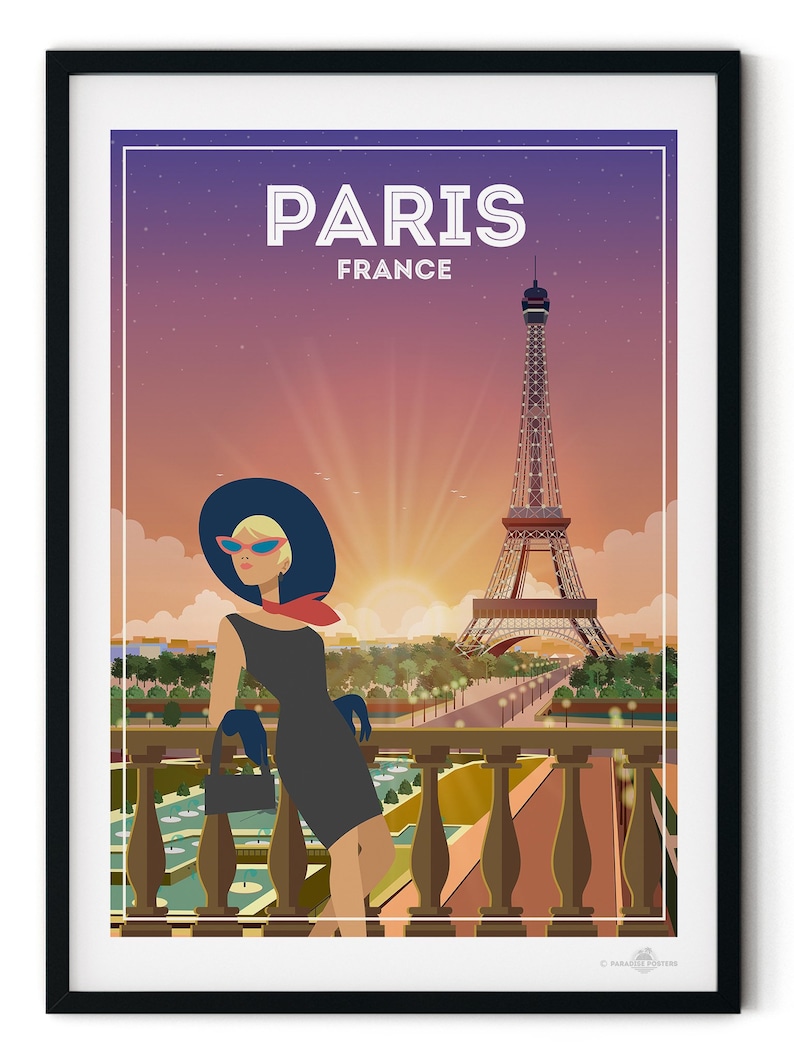 Paris France Poster Print - Etsy
