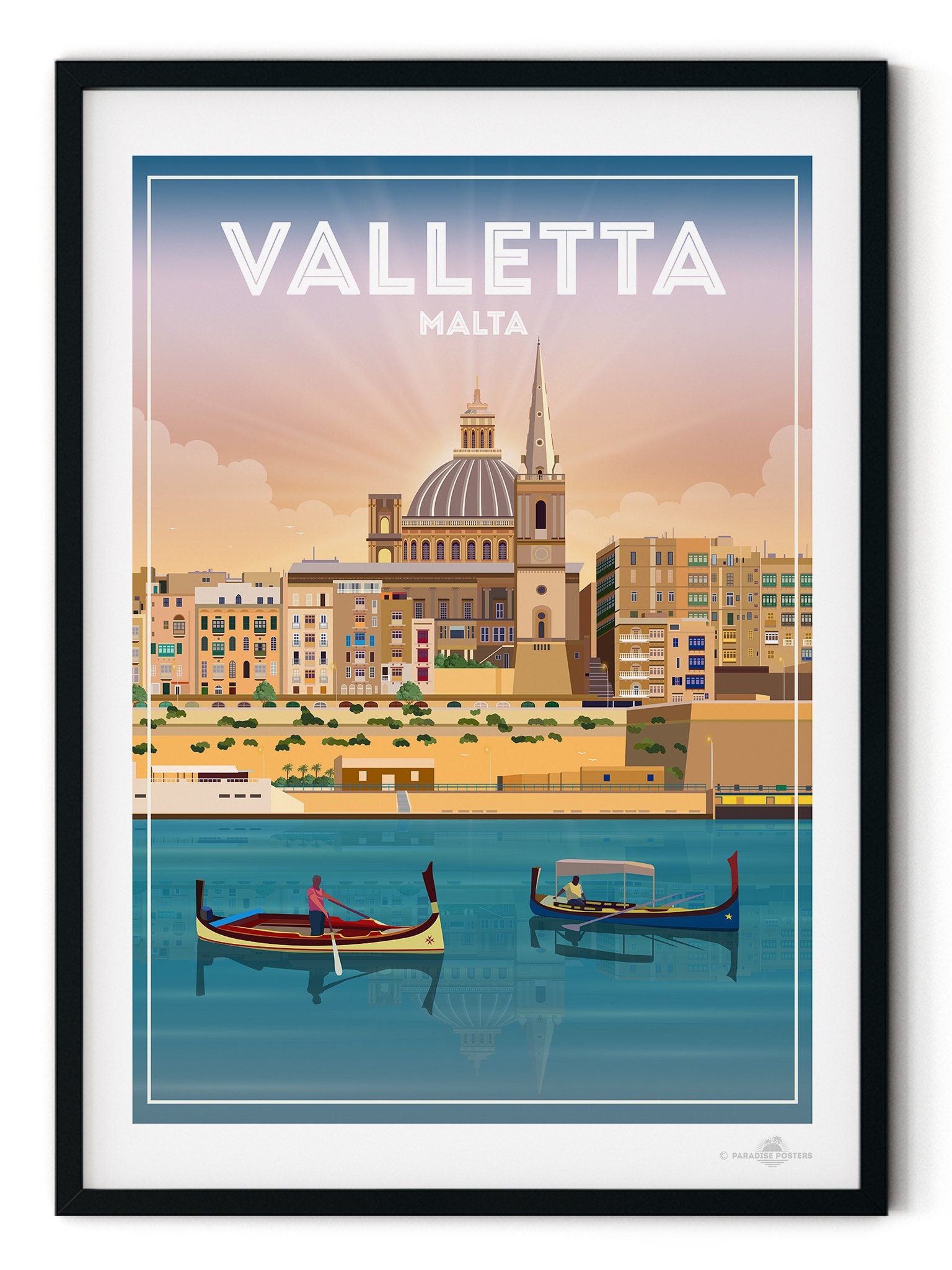 Valletta Malta Poster Print | Etsy