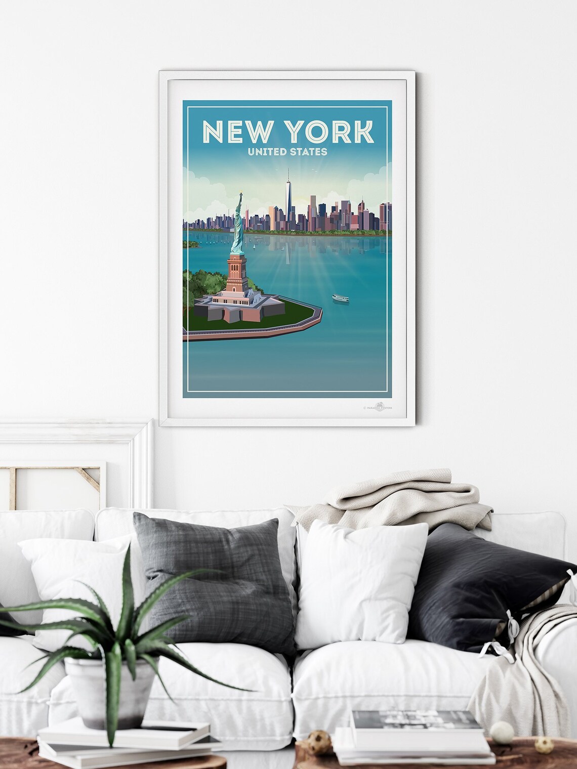 New York City poster print | Etsy