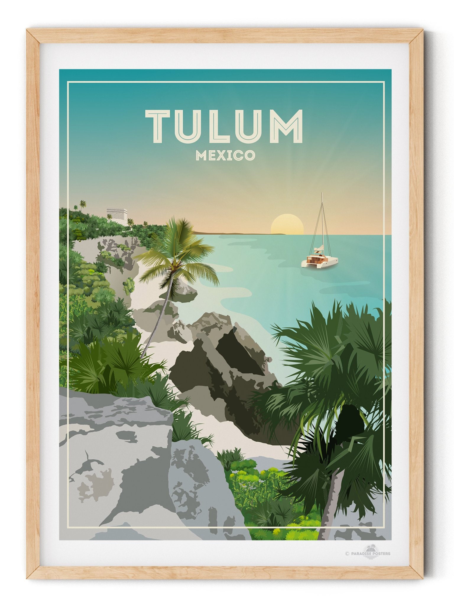 Tulum Mexico Poster Print - Etsy UK