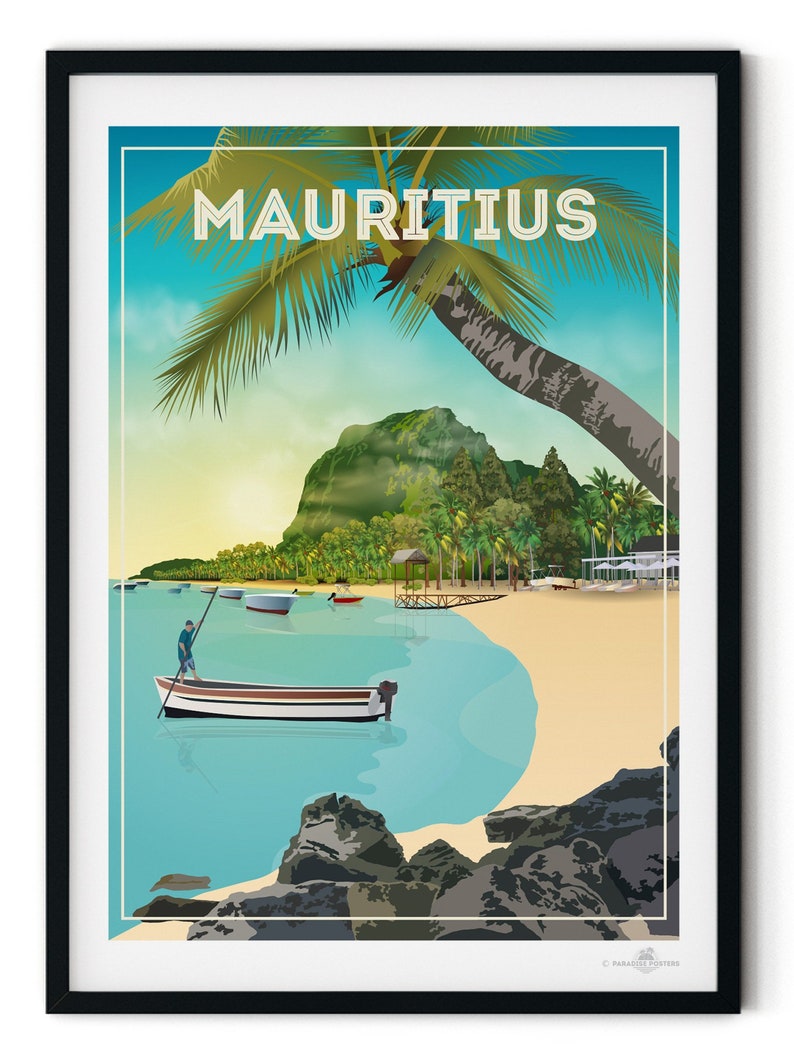 Mauritius Poster Print | Etsy