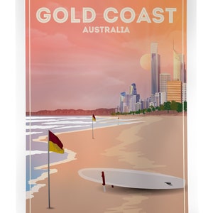 Gold Coast Australia Poster Print - Etsy