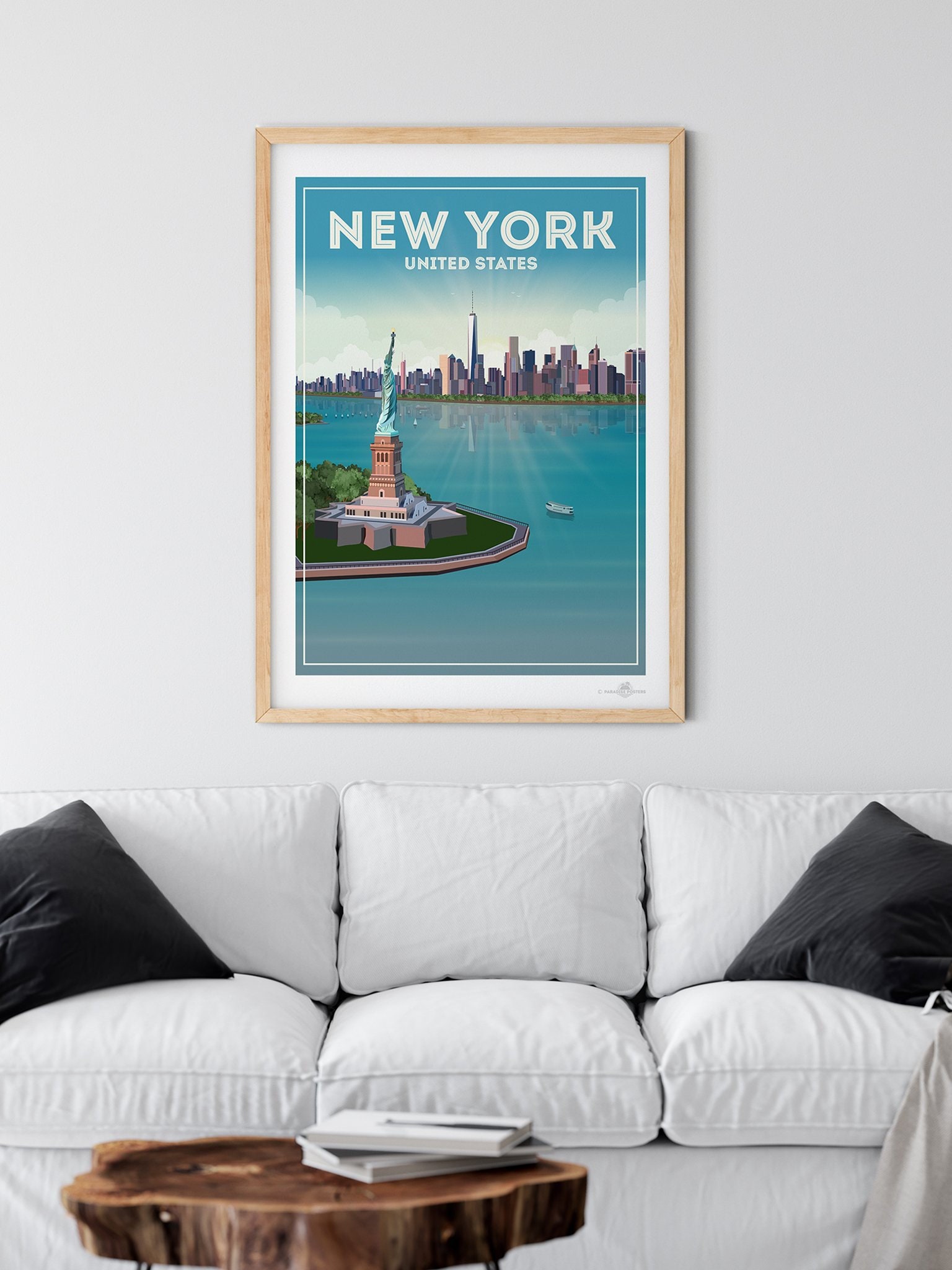 New York City poster print | Etsy