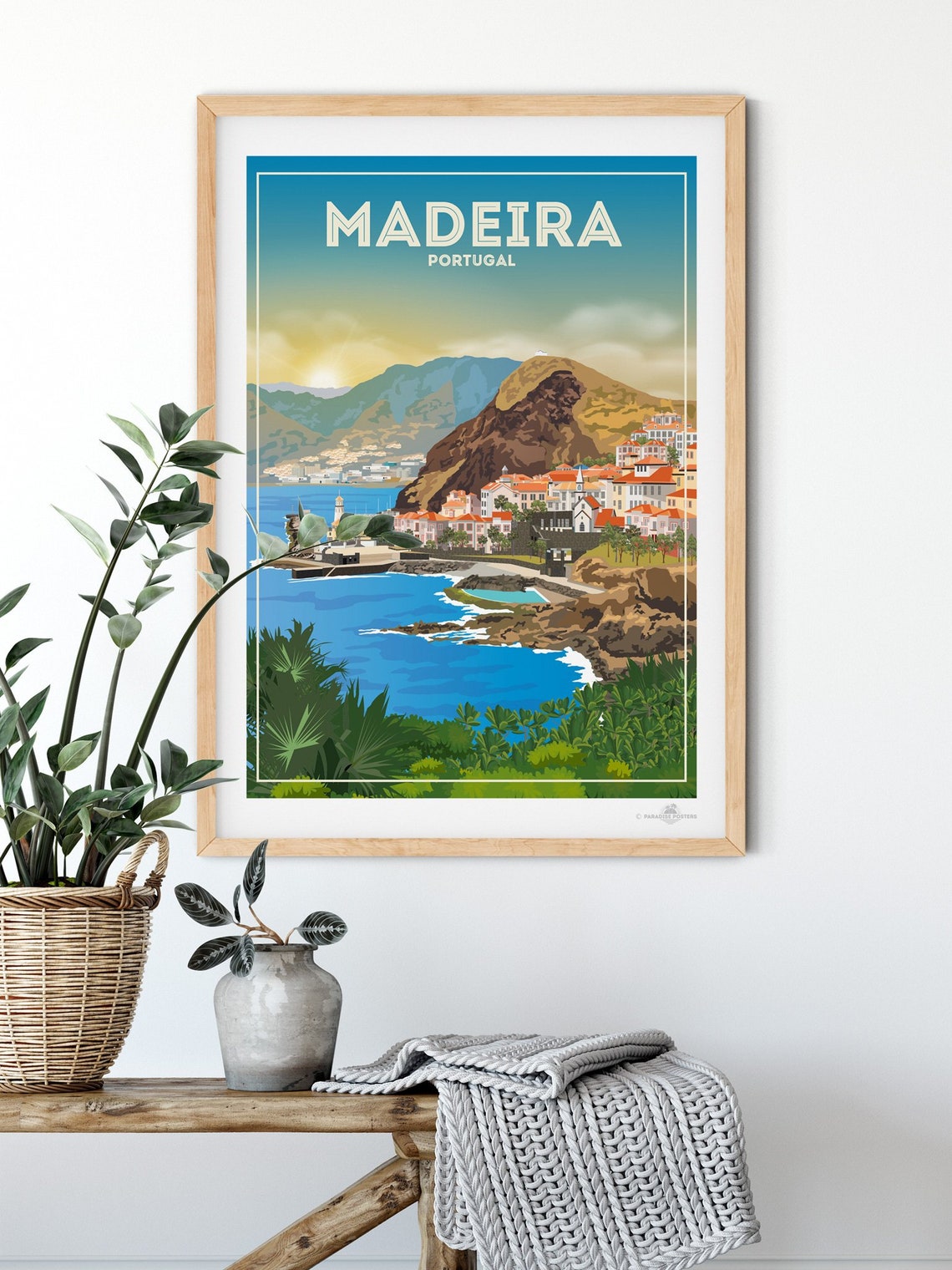 Madeira Portugal Poster Print | Etsy UK