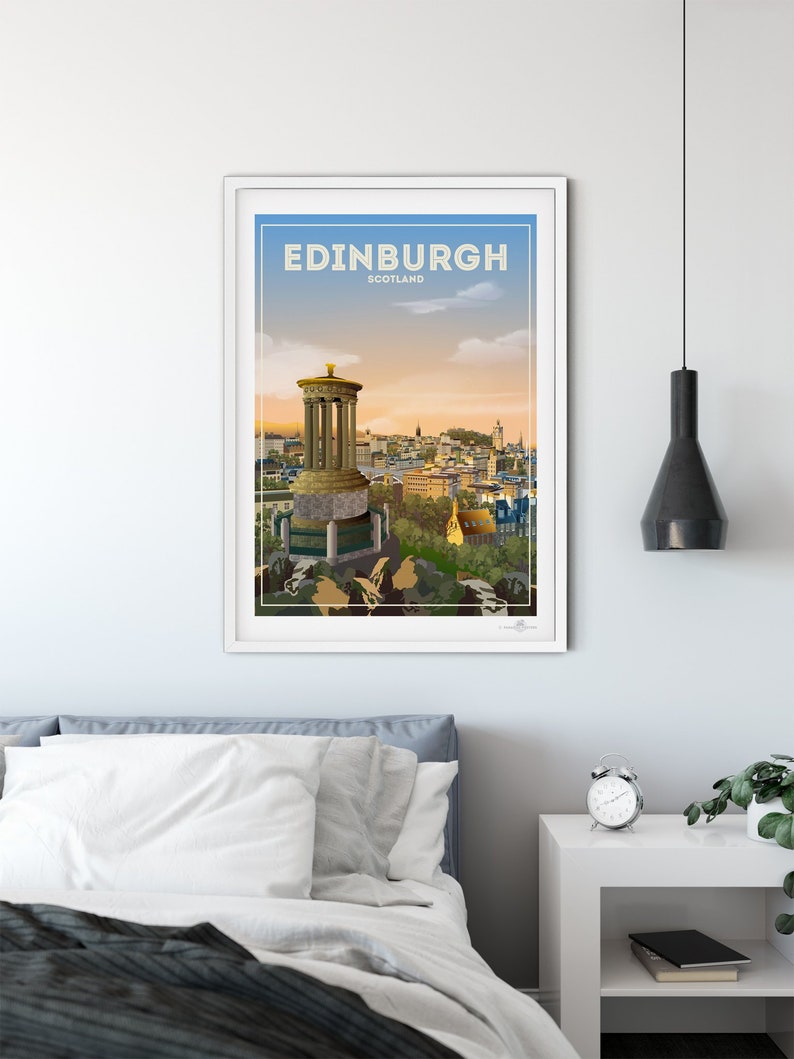 Edinburgh Scotland Poster Print | Etsy