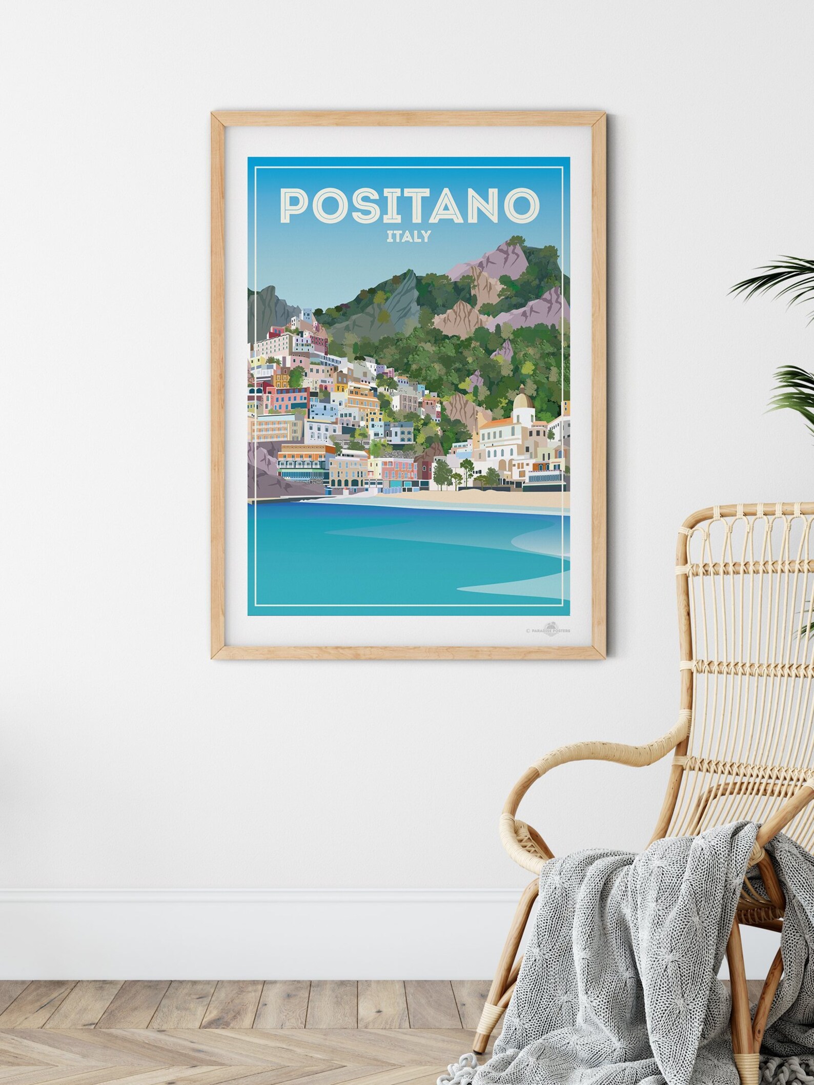 Positano Italy Poster Print - Etsy
