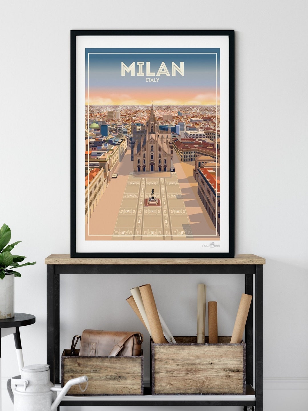 Milan Italy Poster Print - Etsy UK
