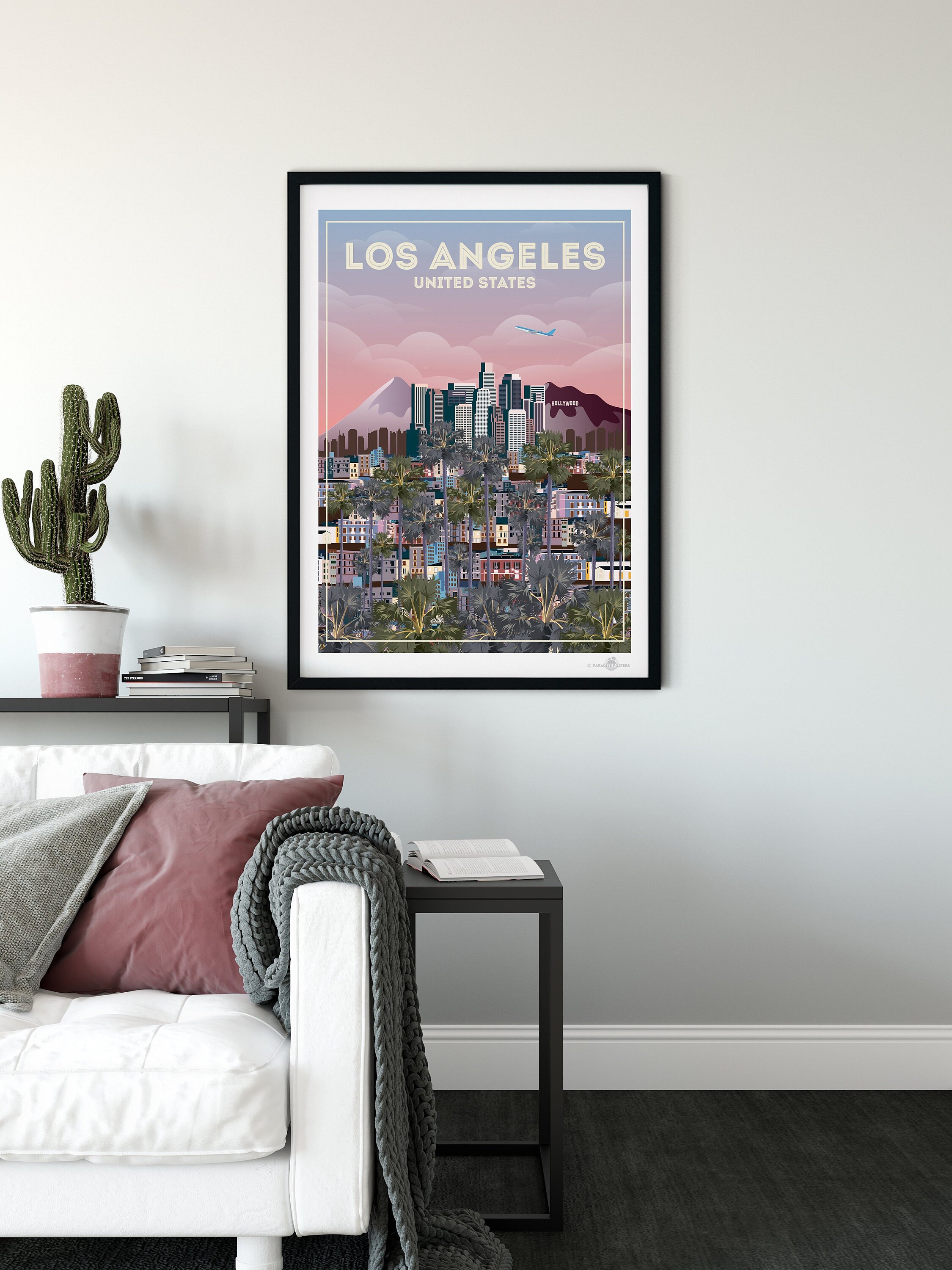 Los Angeles Poster Print | Etsy UK