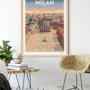 Milan Italy Poster Print - Etsy UK