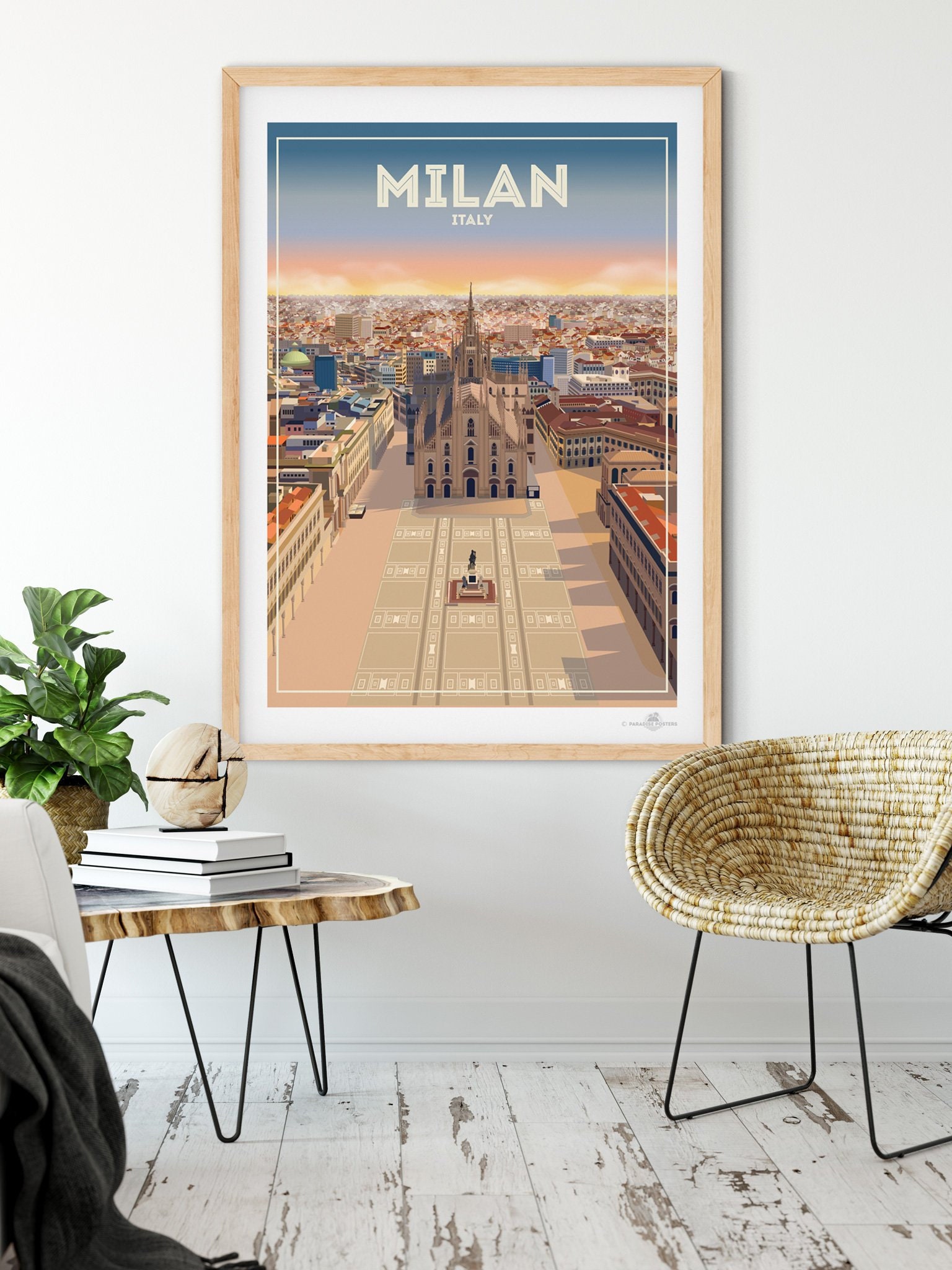 Milan Italy Poster Print - Etsy UK