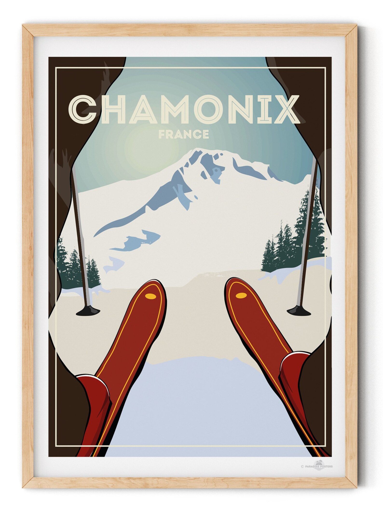 Chamonix France Poster Print - Etsy