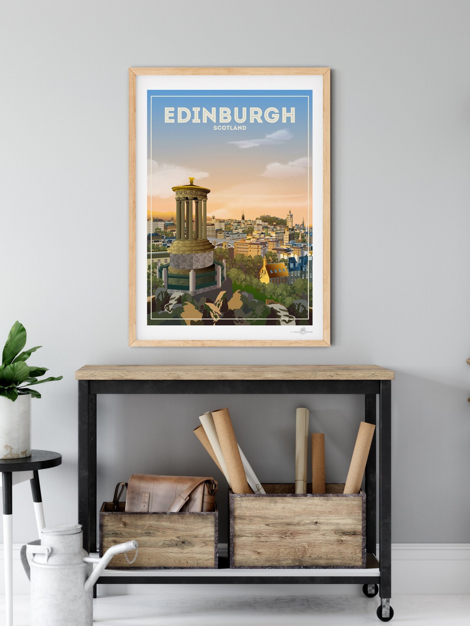Edinburgh Scotland Poster Print | Etsy