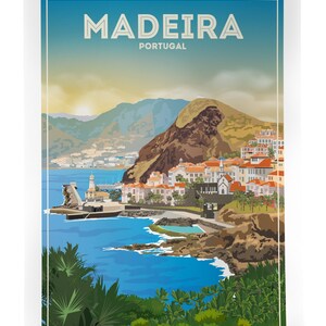 Madeira Portugal Poster Print - Etsy UK