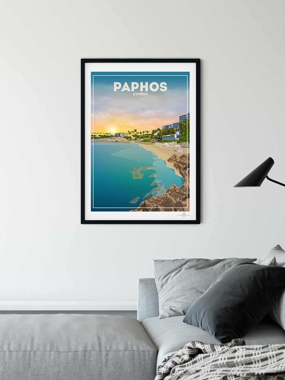 Paphos Cyprus Poster Print - Etsy