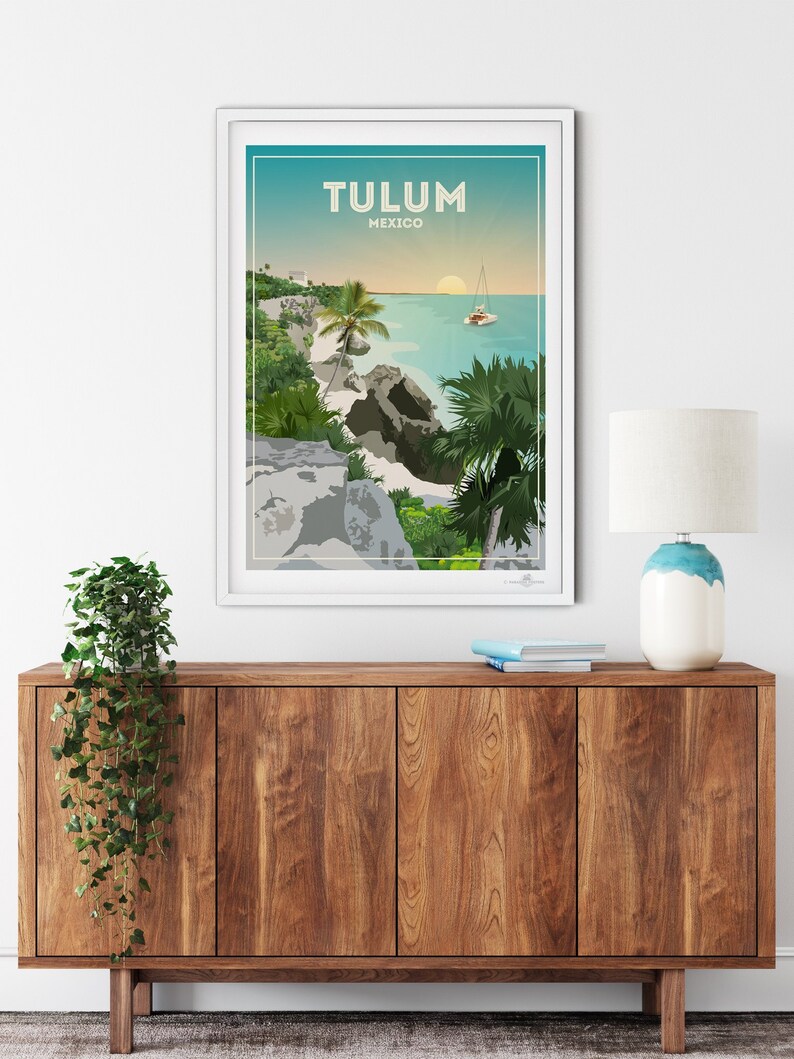 Tulum Mexico Poster Print | Etsy