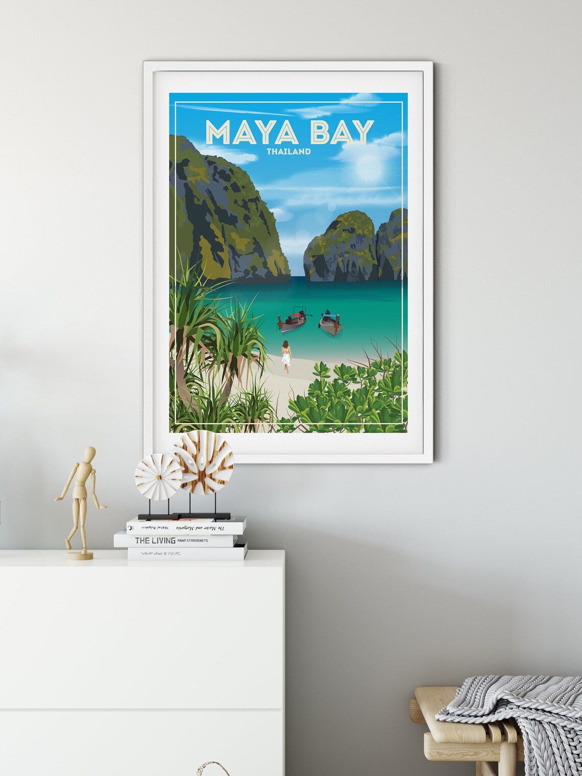 Maya Bay Thailand Poster Print - Etsy