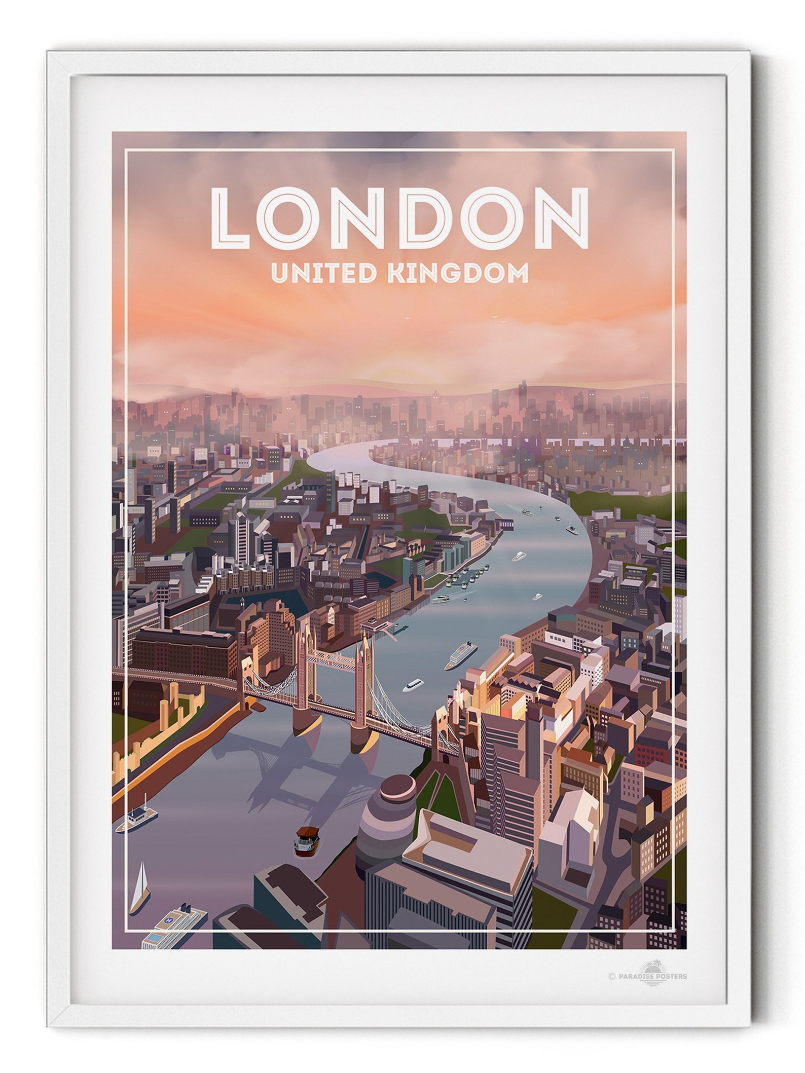 London United Kingdom Poster Print - Etsy UK
