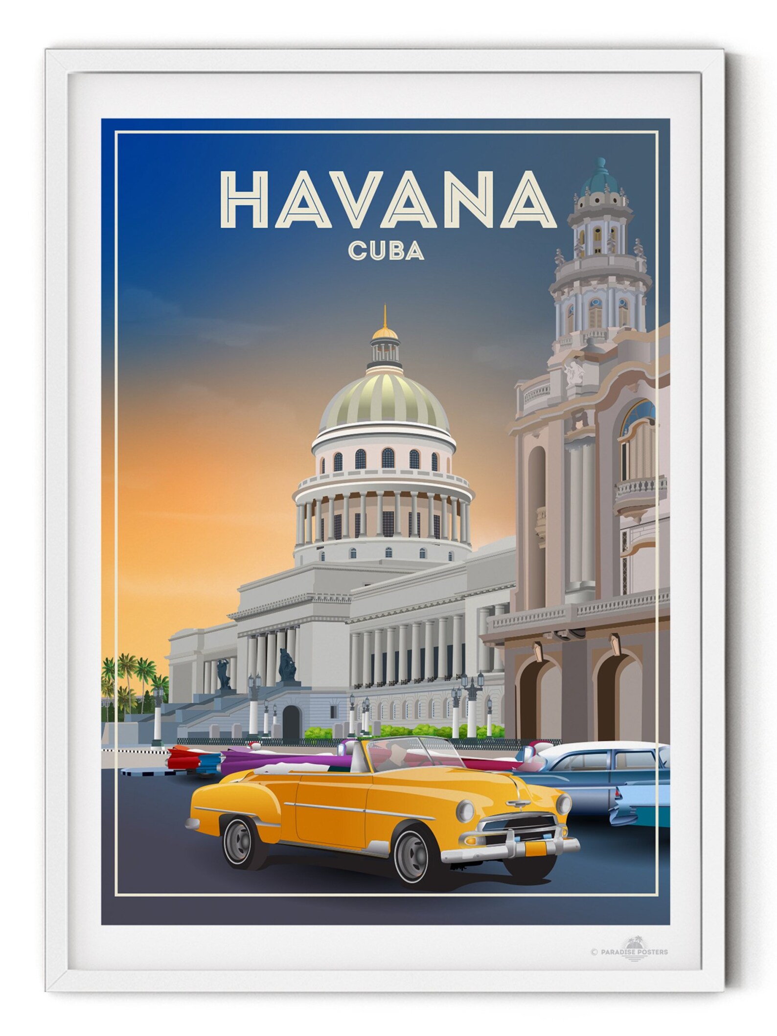 Havana Cuba Poster Print | Etsy