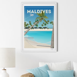 Maldives Poster Print - Etsy
