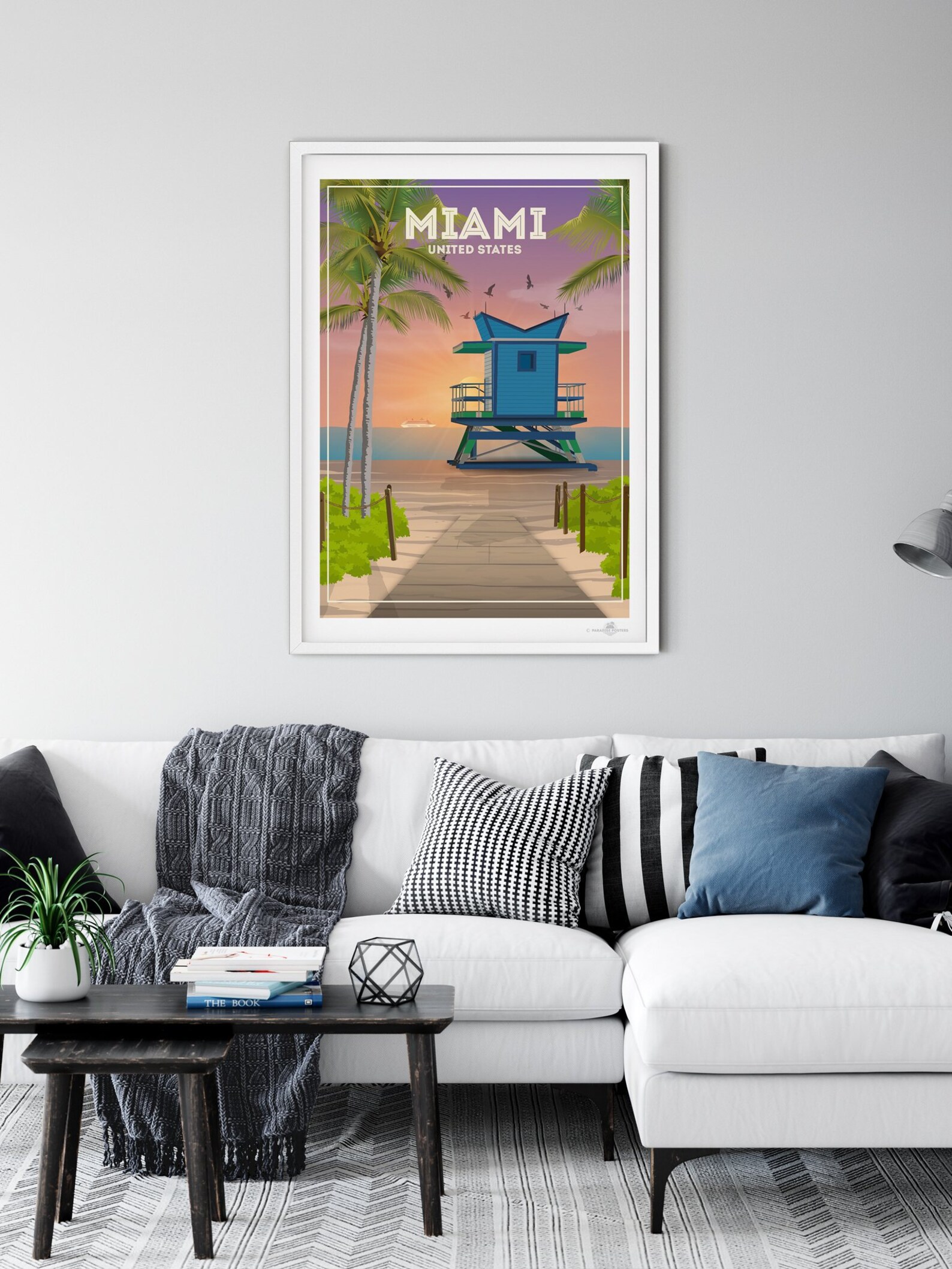 Miami Poster Print - Etsy