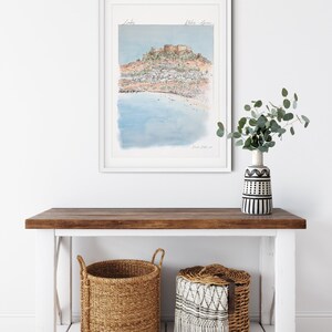 Lindos Rhodes Greece Poster Print - Etsy