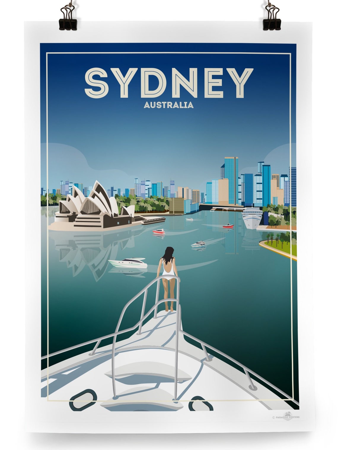Sydney Australia Poster Print | Etsy