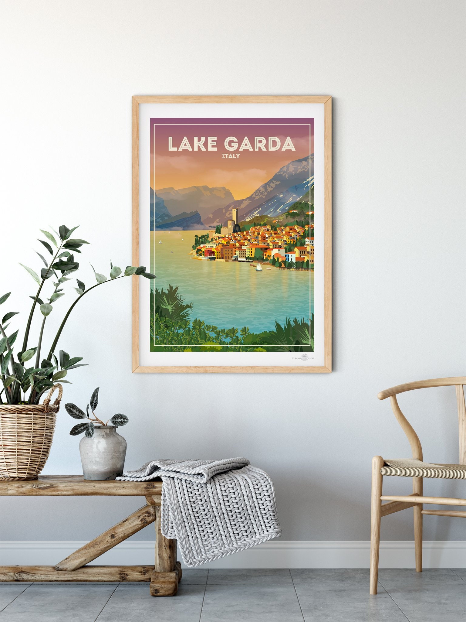 Lake Garda Italy Poster Print - Etsy UK