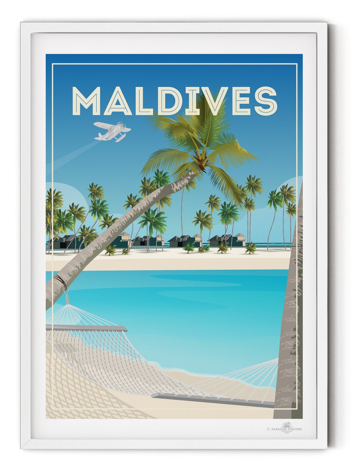 Maldives Poster Print | Etsy