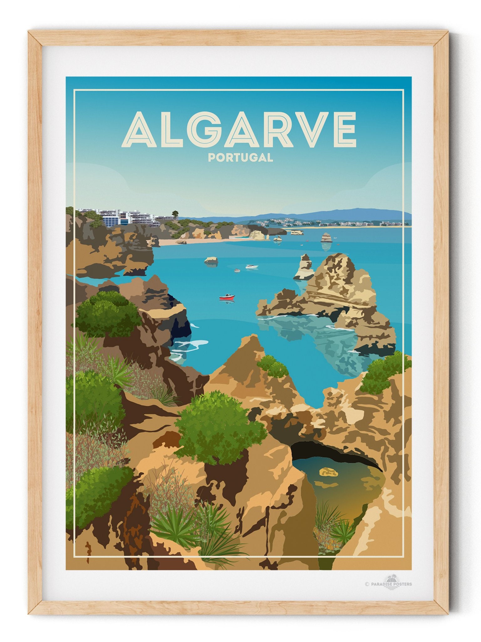 Algarve Portugal Poster Print - Etsy UK