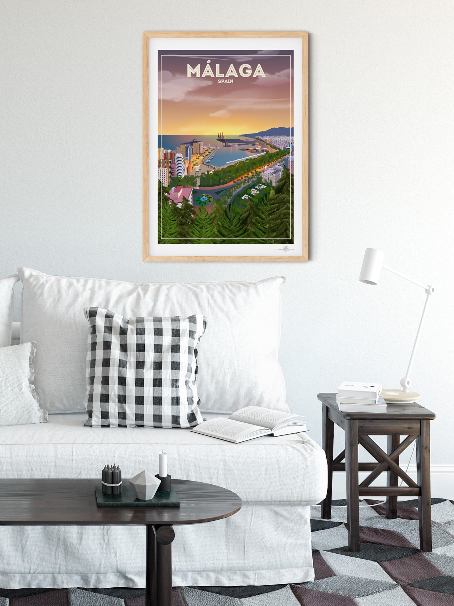 Malaga Spain Poster Print - Etsy UK