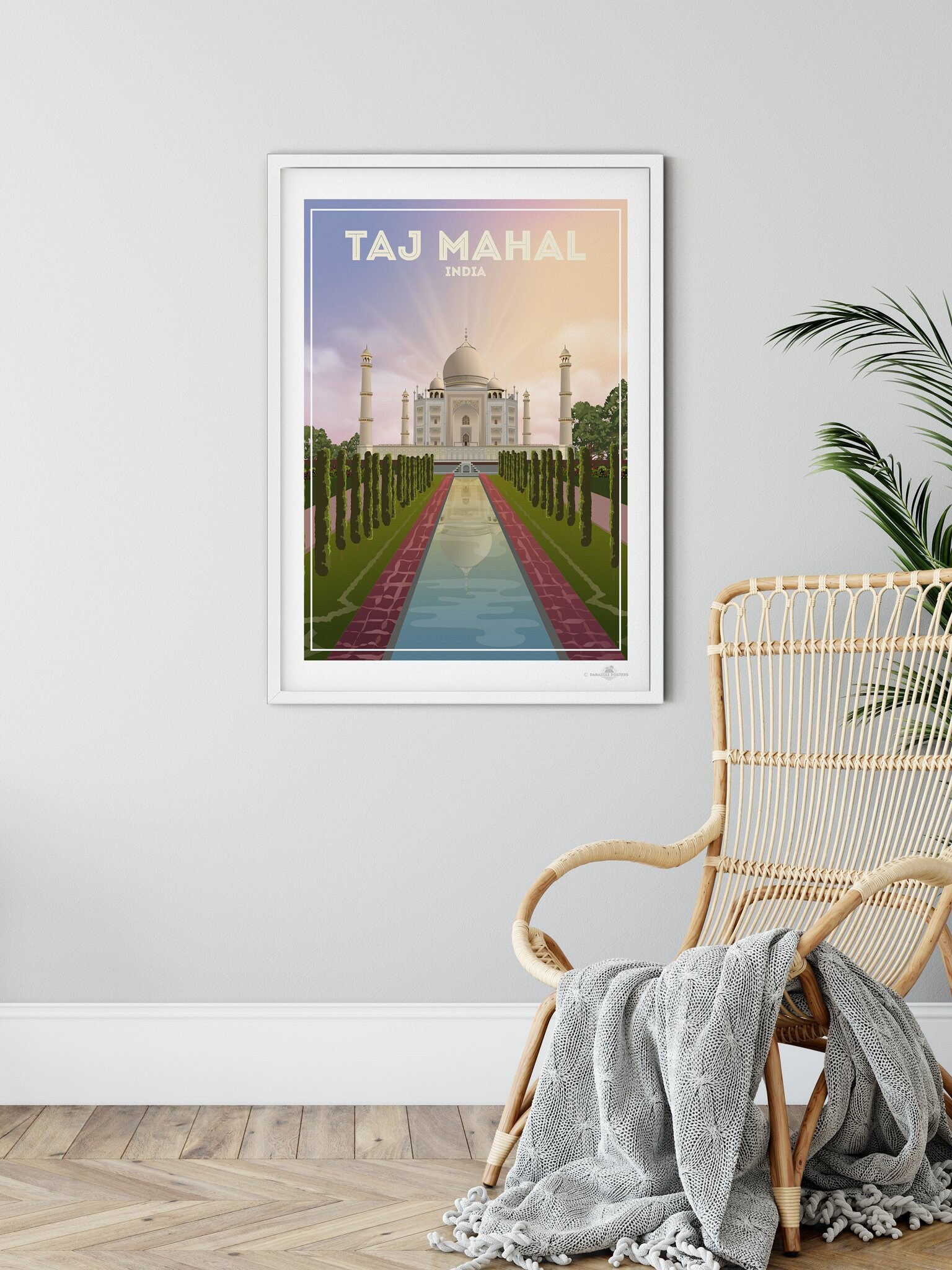 Taj Mahal India Poster Print - Etsy