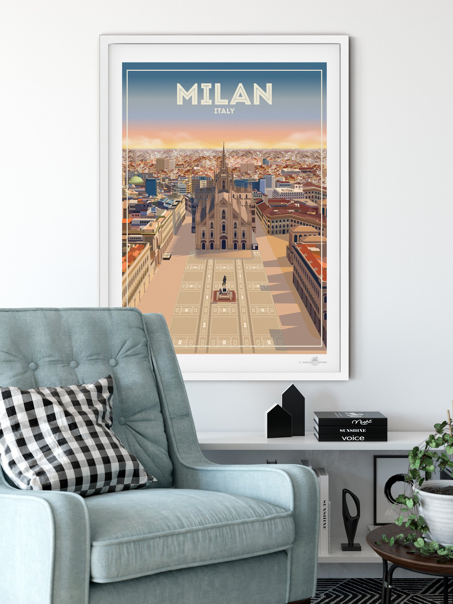 Milan Italy Poster Print - Etsy UK