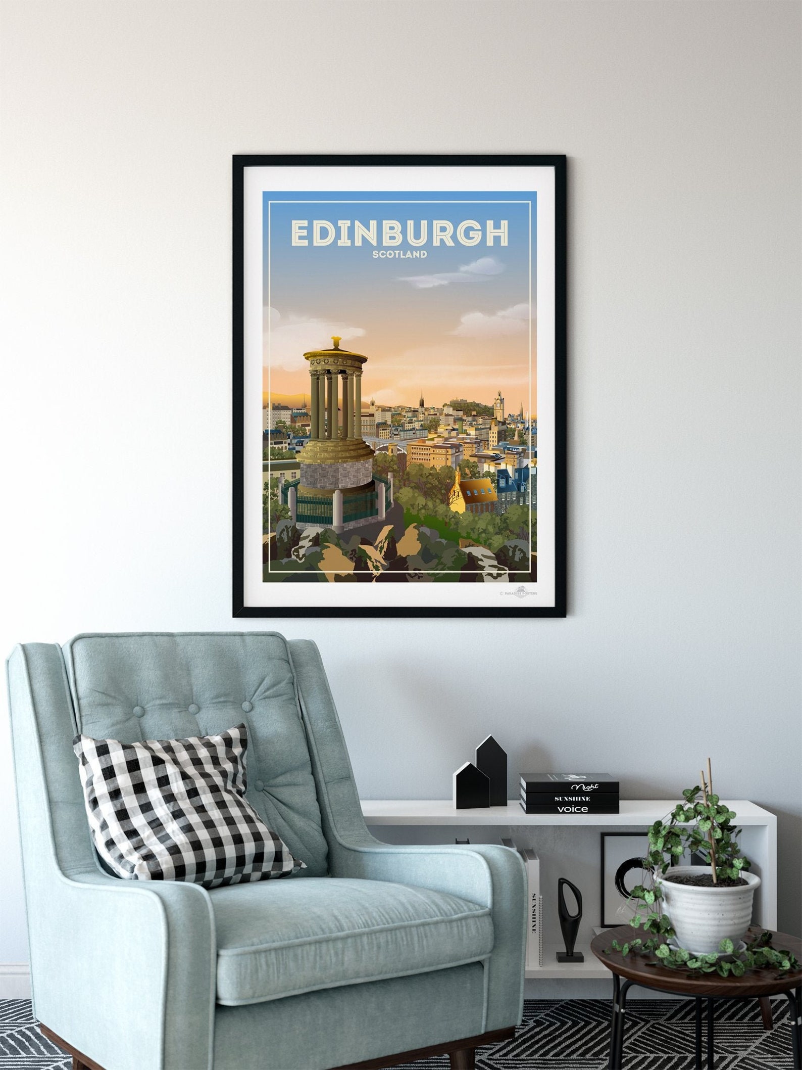 Edinburgh Scotland Poster Print | Etsy