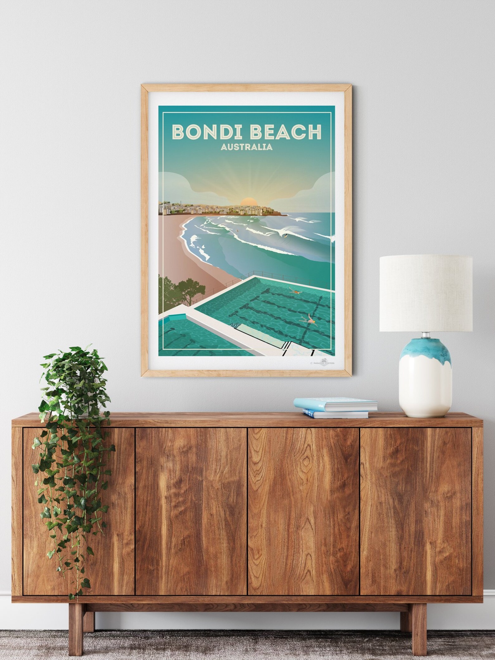 Bondi Beach Australia poster print | Etsy