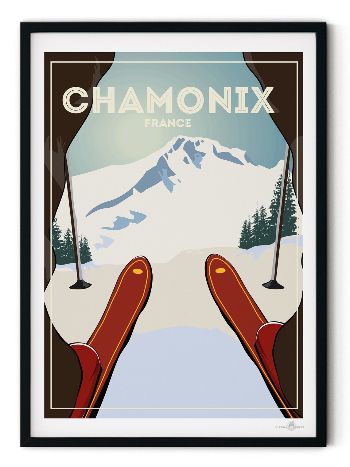Chamonix France Poster Print - Etsy