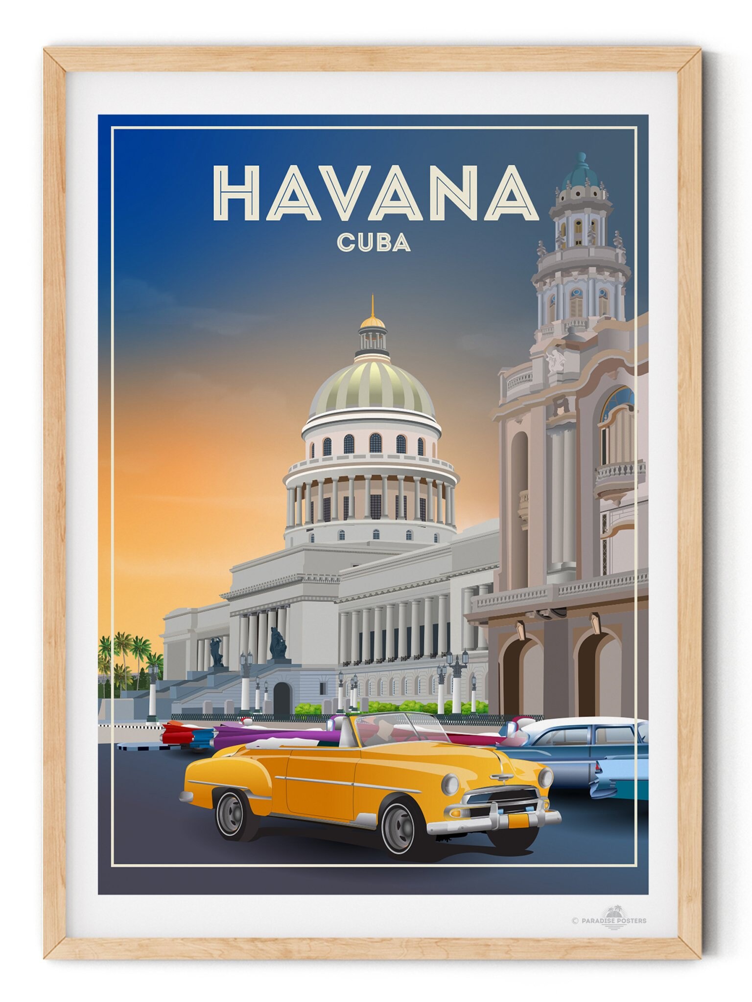 Havana Cuba Poster Print | Etsy