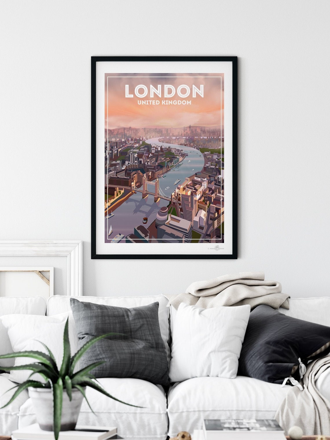 London United Kingdom Poster Print - Etsy