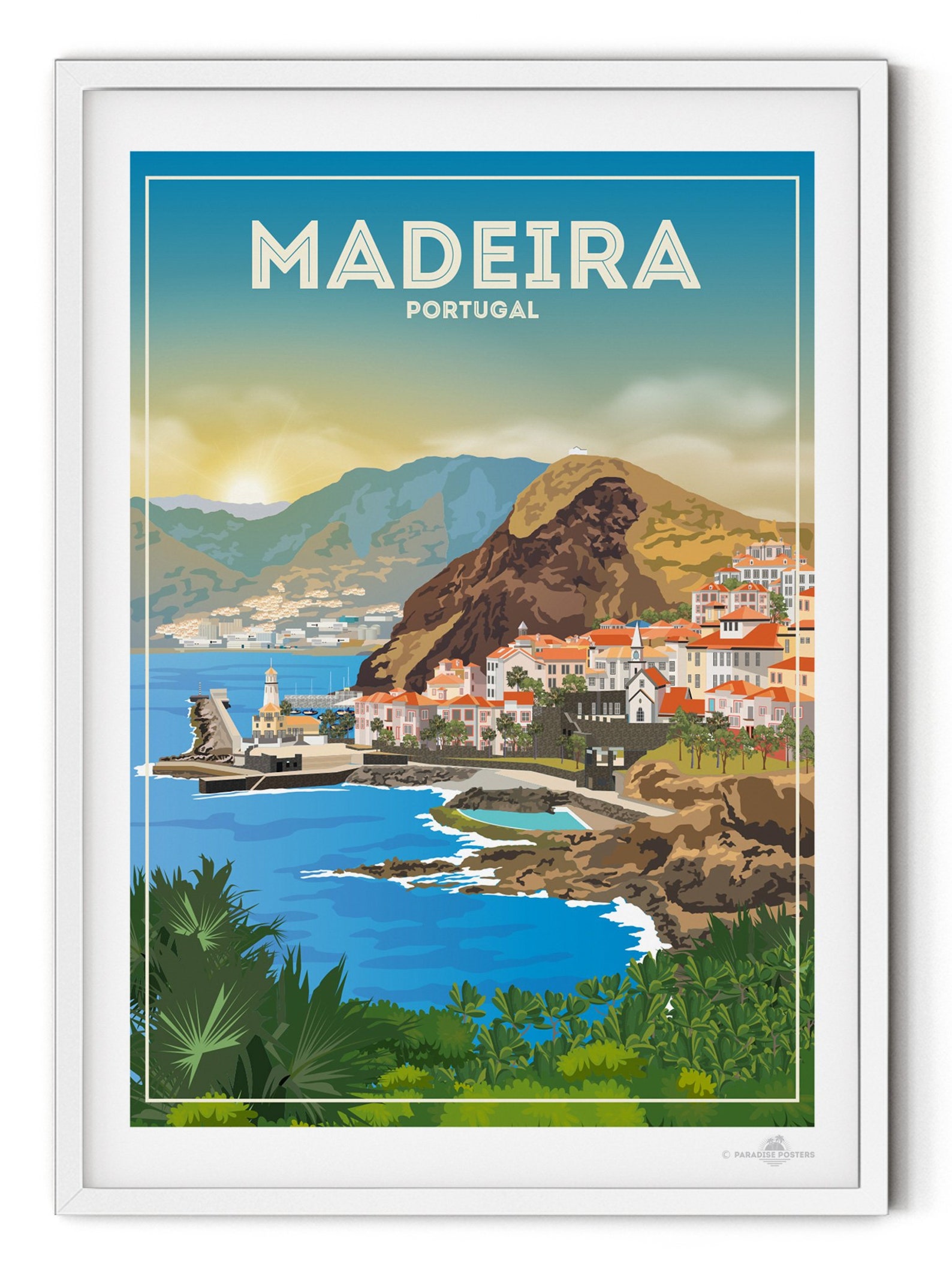 Madeira Portugal Poster Print - Etsy UK