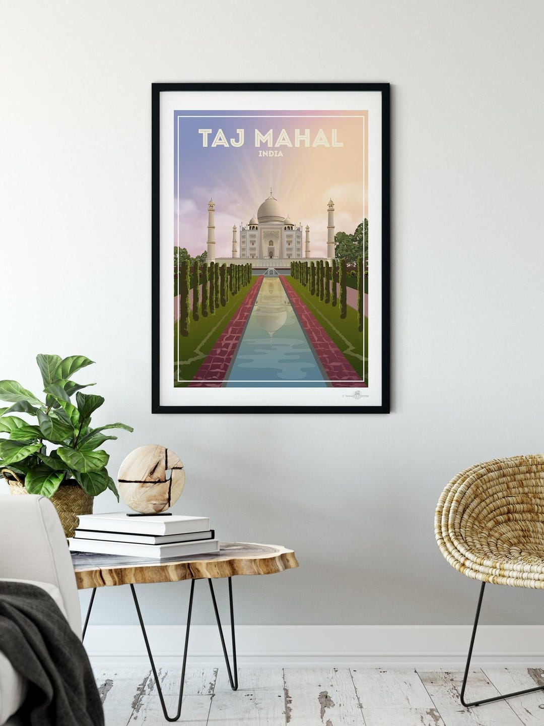 Taj Mahal India Poster Print - Etsy UK