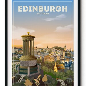 Edinburgh Scotland Poster Print - Etsy