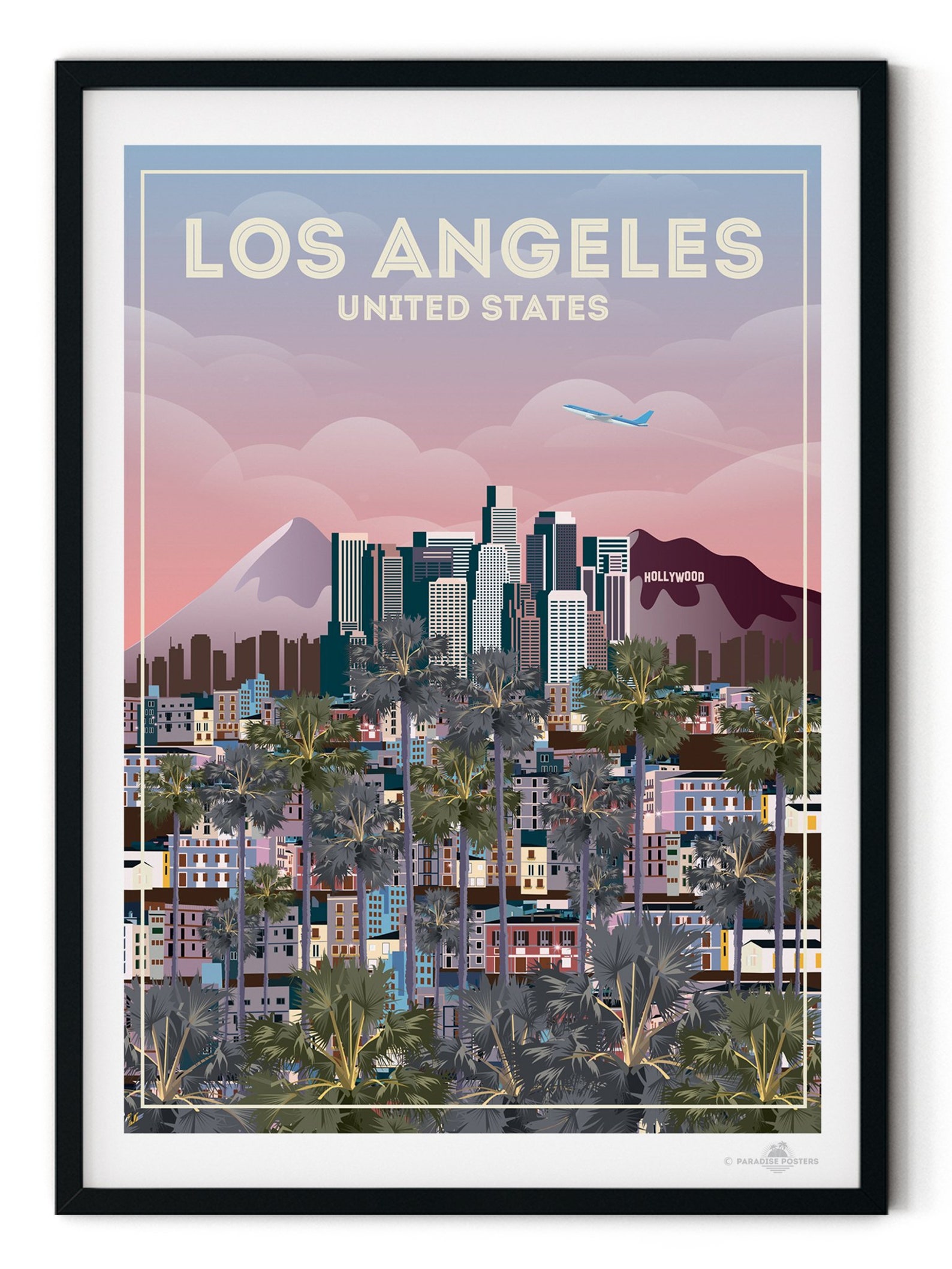 Los Angeles poster print | Etsy