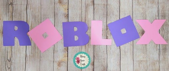 Roblox Girls Roblox Big Cutouts Roblox Box Letters Roblox - Etsy