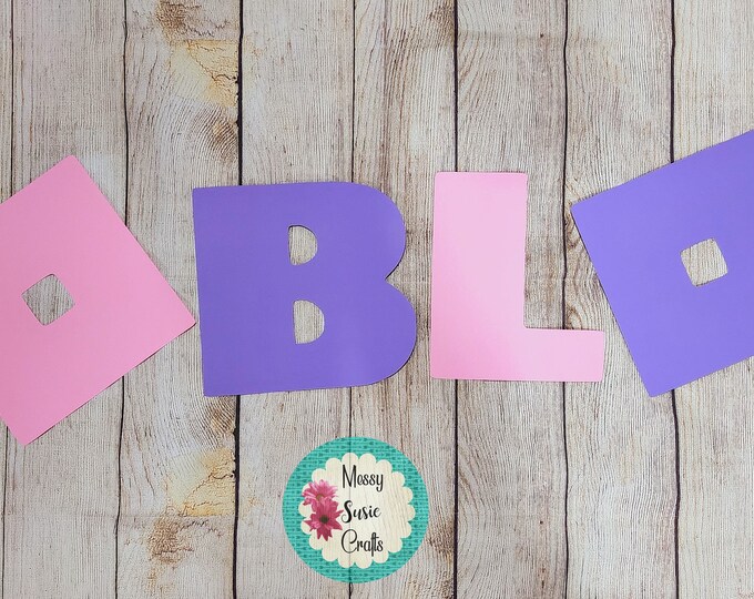 Roblox Girls, Roblox Big Cutouts, Roblox Box Letters, Roblox Cutouts - Etsy