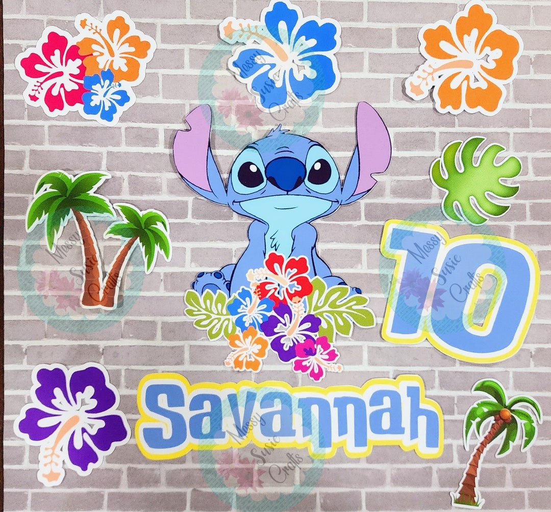Lilo & Stitch Birthday Decor, Lilo Cutouts, Lilo Stitch Centerpieces ...