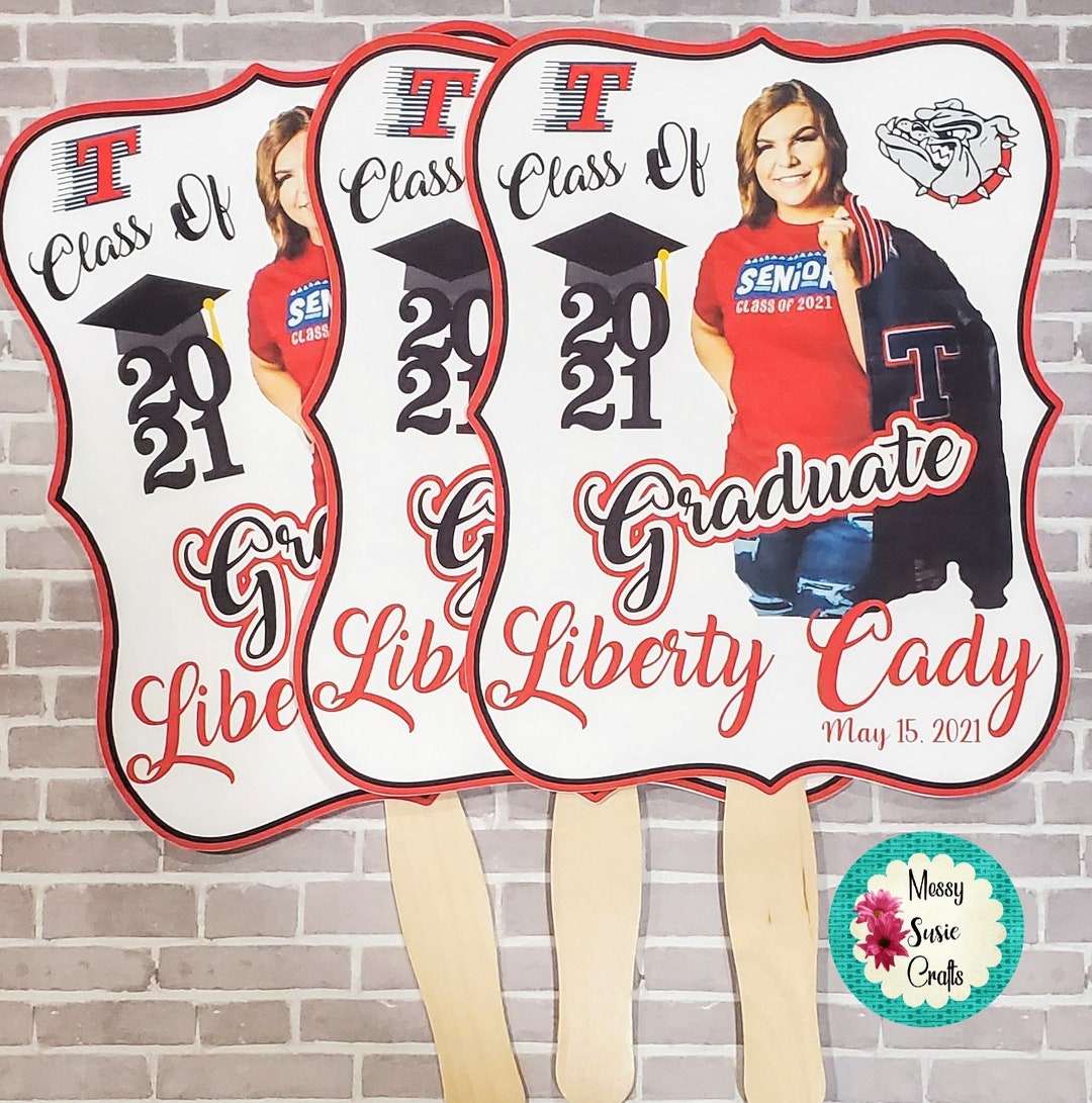 Custom Graduation Fans, Personalized Graduation Fans, Graduation Ideas ...