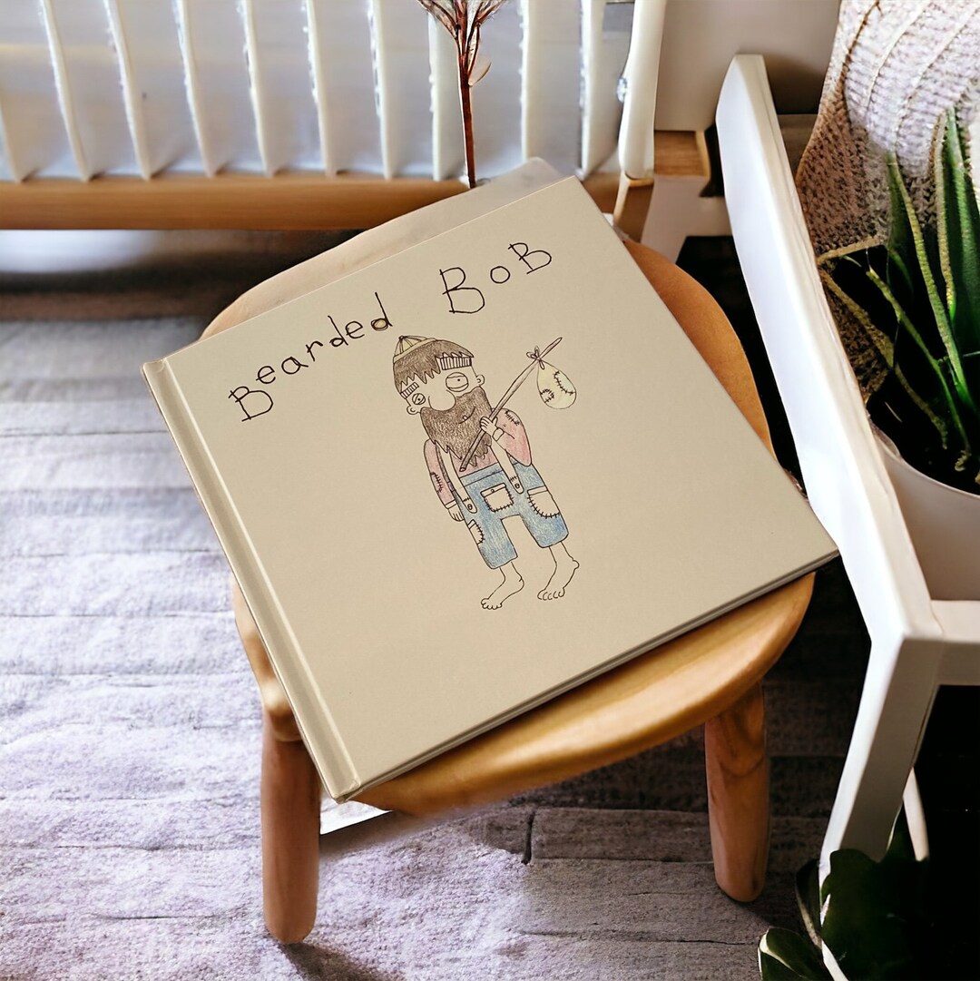 Children’s Book "bearded Bob" for Baby Shower Gift - Etsy