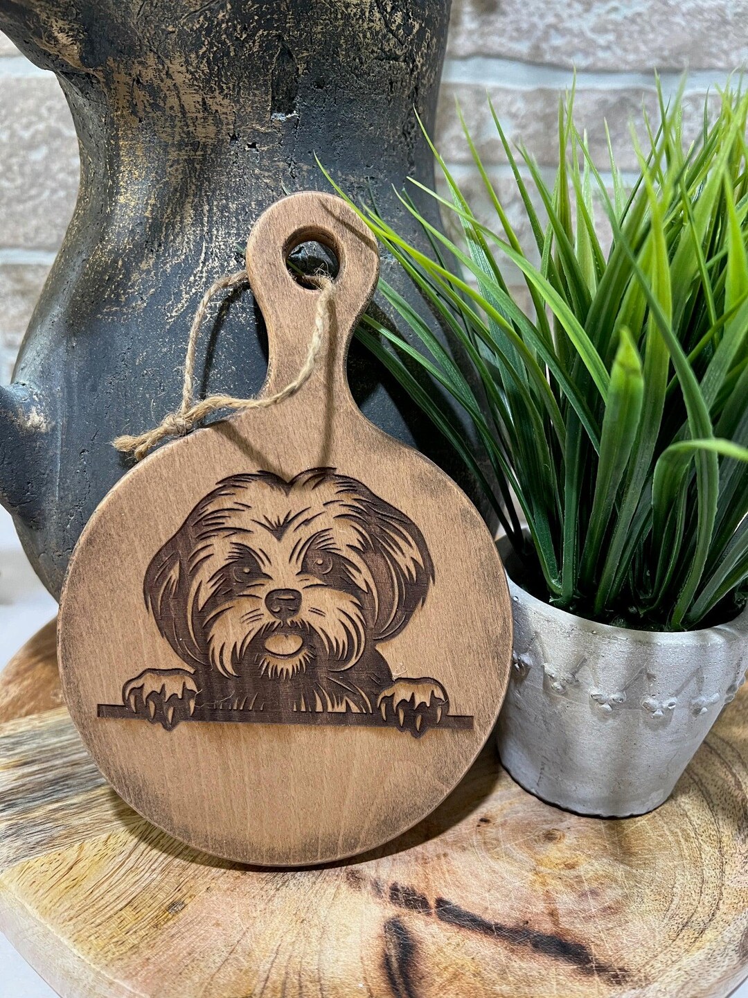 Maltese Mini Wooden Cutting Board - Etsy