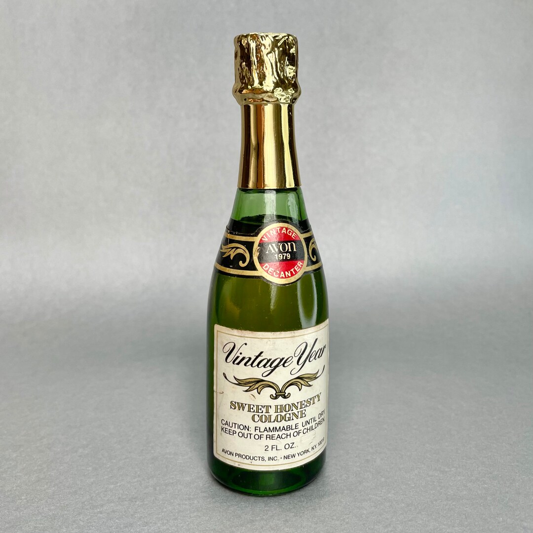 Vintage Avon Vintage Year Sweet Honesty Cologne Perfume, Gold Topper ...